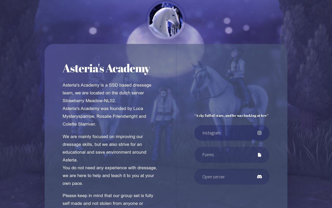 Asteria's academy